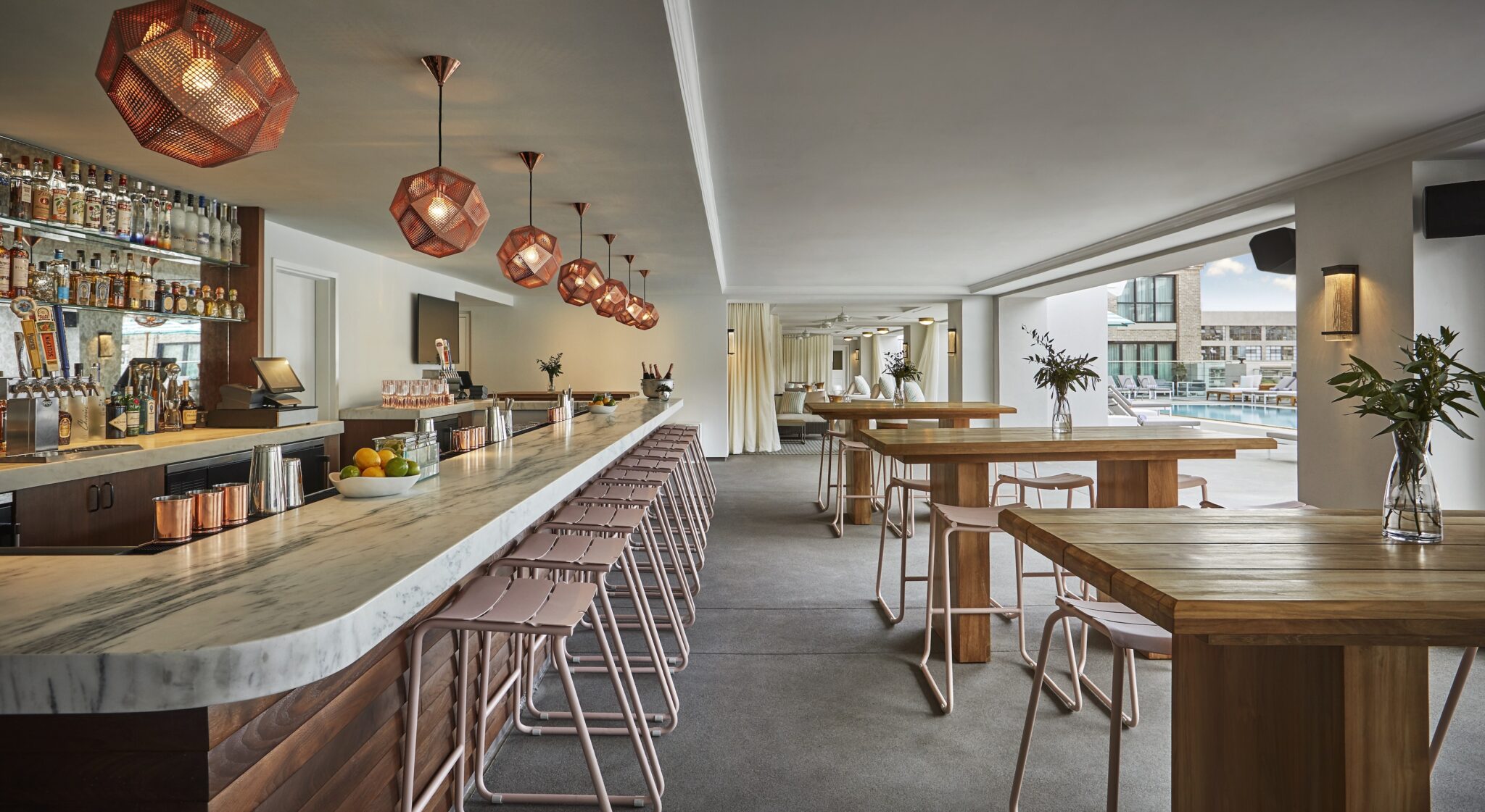 The Pool House | Rooftop Pool Restaurant | Pendry San Diego