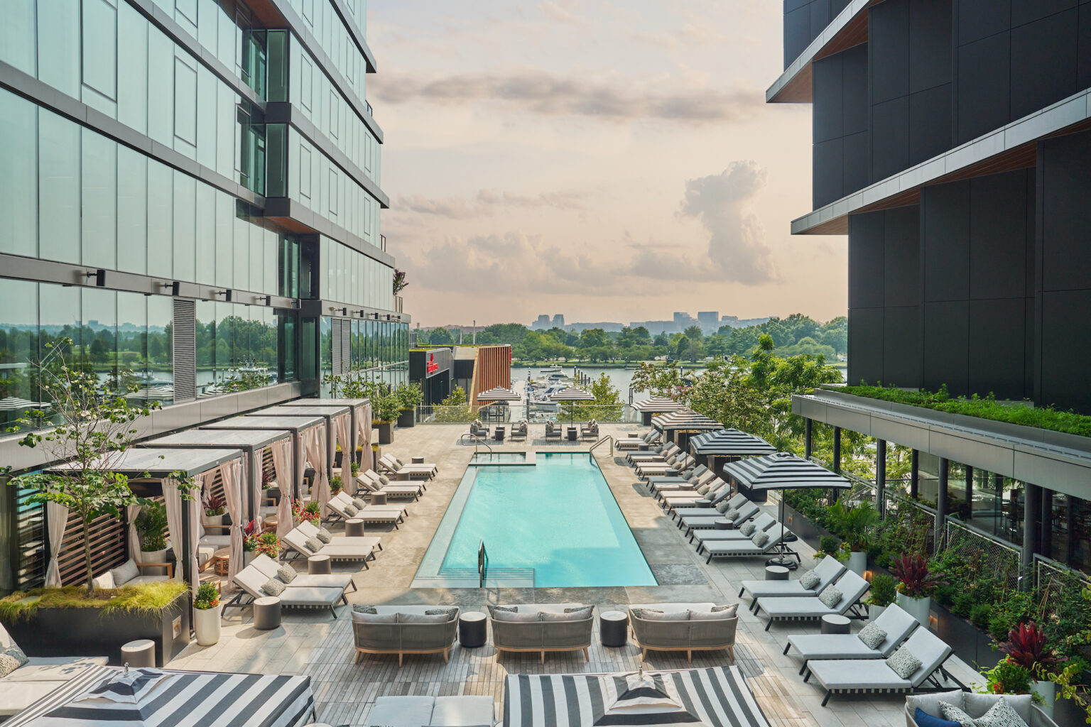 Gallery | Pool Terrace | Pendry Washington DC - The Wharf